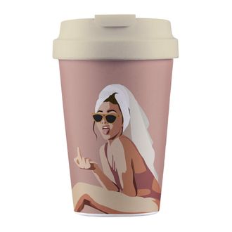 Brainstream Chic.mic bioloco plant easy cup Trinkbecher kylie aus pflanzenbasiertem Material, Fassungsvermögen: 350 ml, BPE116