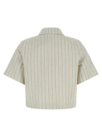 Max Mara Womens Beige Cotton Full-Length Jacket Clothing