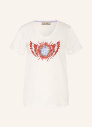 Mos Mosh Mos Mosh T-Shirt Mmromi Mit Schmucksteinen weiss