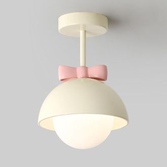 Generic Deckenleuchte im wei&szlig;en Creme-Stil, halbb&uuml;ndige Halterung, Kunstharz-, f&uuml;r Schlafzimmer, Eingangsbereich, Flur, M&auml;dchenzimmer