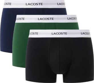 Lacoste Homme, Sous-v&ecirc;tements, Multicolore, Taille: L Tripack Boxers Stretch Coton
