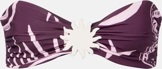 Cala de la Cruz Bedrucktes Bikini-Oberteil Maple