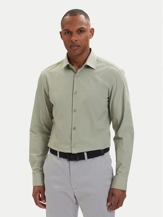 HUGO BOSS Hemd Kenno 50289499 Hellgr&uuml;n Slim Fit