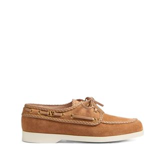 Valentino Garavani VLogo Signature Loafer - - Shoes - Damen - Braun - 37 EU