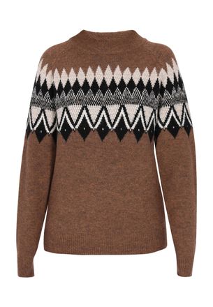 Usha Zur Seite fahren Damen Kamel Mehrfarbig