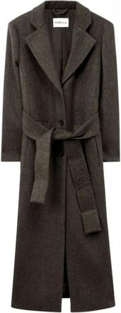 Marella Femme, Manteaux, Brun, Taille: 40 FR Belted Coat