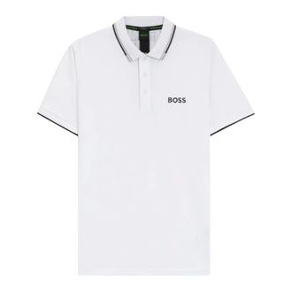 HUGO BOSS Homme, Tops, Blanc, Taille: L Polo Paddy Pro