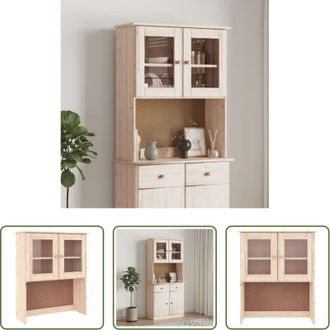 vidaXL vidaXL Kiefer - Sideboard-Aufsatz ALTA 77x30x92 cm Massivholz Kiefer