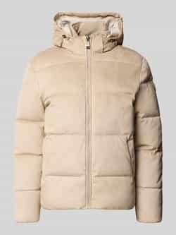 Guess Regular Fit Steppjacke in Leder-Optik