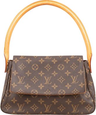 Louis Vuitton Crossbody Bags - Louis Vuitton Canvas Monogram Looping PM Shoulder - Gr. unisize - in Braun - f&uuml;r Damen