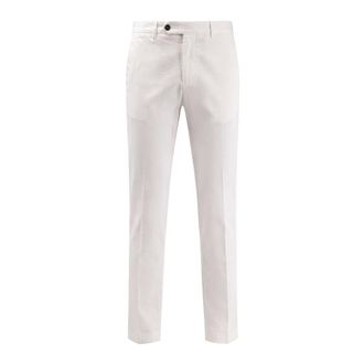 Pantaloni Torino Homme, Pantalons, Blanc, Taille: S Chinos en Coton Stretch