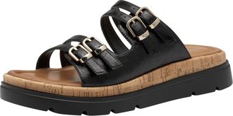 Tamaris Pantolette Damen Flach schwarz,EU 39