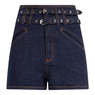 Philosophy di Lorenzo Serafini Damen, Shorts, Blau, 2XSGr&ouml;&szlig;e