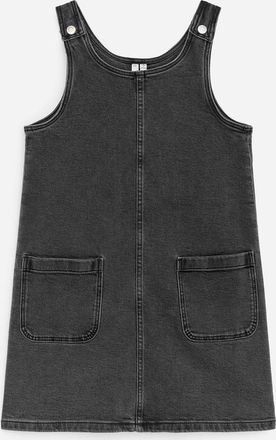 Arket &Auml;rmelloses Jeanskleid -Schwarz