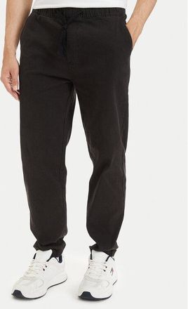 Tommy Jeans Jogginghose TJM DM0DM23122 Schwarz Regular Fit