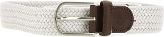 La Boucle ceinture Lisbon à design tissé - Blanc
