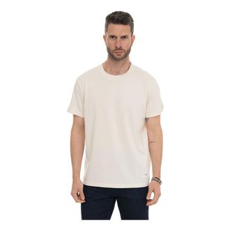 Fay T-Shirt mit Rundhalsausschnitt und kurzen &Auml;rmeln - - Tops - Herren - Gelb - 3XL