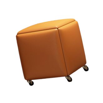 Generic Mehrzweck-Sitz/Tritthocker, stapelbare Hocker mit Rollen, Fu&szlig;hocker-Schminkstuhl, for Balkon, Innenhof, B&uuml;ro, Schlafzimmer(Color 6,45x45x46cm)