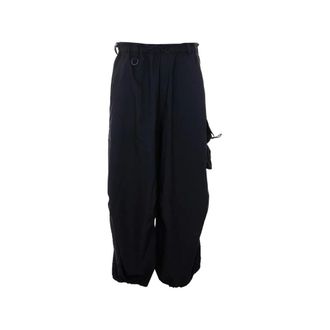 Yohji Yamamoto Homme, Pantalons, Noir, Taille: S Sport Uniform Wide Cargo Pantalons