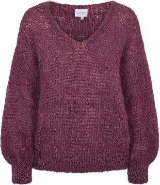 Americandreams Americandreams, Femme, Pulls, Violet, Taille: 42 FR Milana LS Mohair Knit