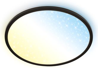 Briloner LED Panel mit Fernbedienung, dimmbar, Sternenhimmel, CCT warmwei&szlig; bis kaltwei&szlig;, LED Lampe, Deckenleuchte, Wohnzimmerlampe, K&uuml;chenlampe, Deckenbeleucht