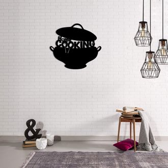 Homemania Wanddekoration 45 x 0.15 x 40 cm Schwarz