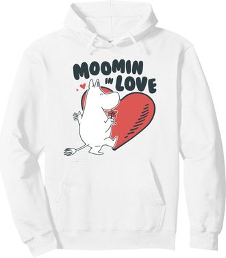 Moomin In Love Moomintroll Herz Pullover Hoodie