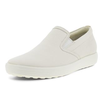 Ecco Damen Soft 7 W Slip-on, White/Powder, 38 EU Schmal