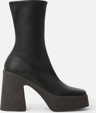 Stella McCartney Skyla Chunky Platform Ankle Boots, Woman, Black, Size: 35h