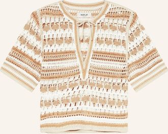 Replay Strickshirt beige