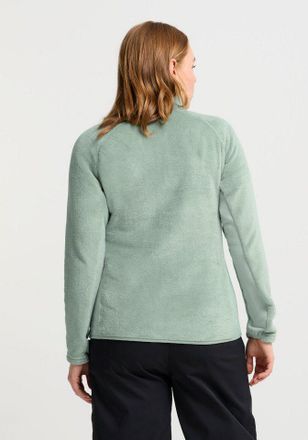 Jack Wolfskin Fleecejacke ROTWAND FZ W kuschelig, w&auml;rmend, elastisch, atmungsaktiv, hochfloriges Fleece