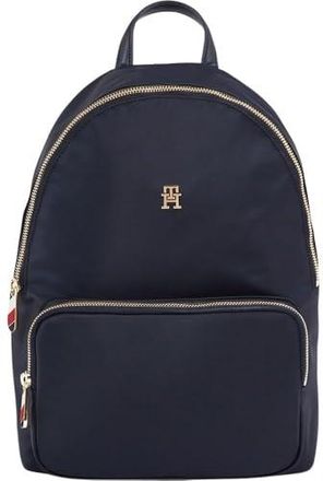 Tommy Hilfiger Sac &agrave; Dos Femme Poppy Backpack Moyen, Bleu (Space Blue), Taille Unique