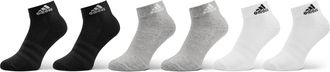 adidas Kurze Socken adidas Cushioned Sportswear Ankle Socks 6 Pairs IC1292 Grau