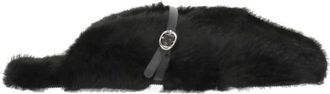 Stand Studio Faux Fur Sliders - - Shoes - Damen - Schwarzk - 38 EU