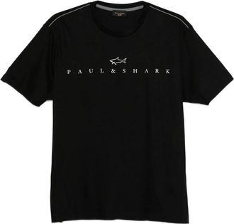 Paul & Shark Homme, Tops, Noir, Taille: 3XL T-shirt &agrave; col rond