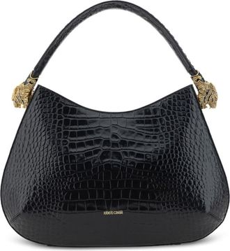 Roberto Cavalli Roar Big Handtasche - Schwarz