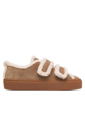 INUIKII Sneakers Shearling Low Velcro 1001.001.0231 Beige