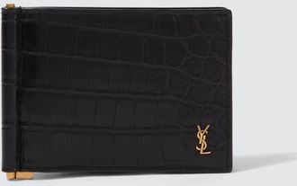 Saint Laurent Portemonnaie Tiny Cassandre aus Leder