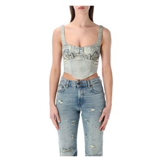 Haikure Elsie Trompe LOeil Top - - Tops - Damen - Grau - S