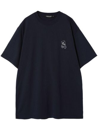 Undercover t-shirt en coton à imprimé graphique - Bleu