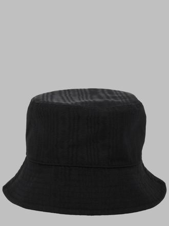 Marine Serre UHG030A_CWOV0030BK92 Moir&eacute; Polyester Bucket Hat - Black