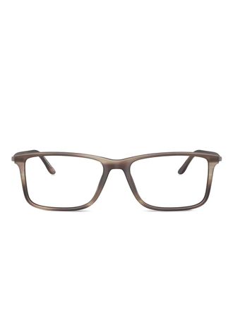 Giorgio Armani lunettes de vue AR7261 à monture rectangulaire - Marron