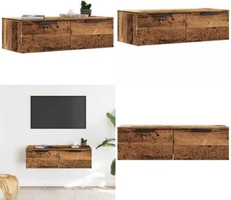 vidaXL Wandschrank Altholz-Optik 68x30x20 cm Holzwerkstoff - Vidaxl