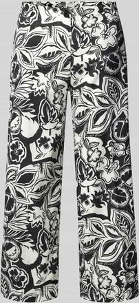 Brax Straight Leg Leinenhose mit verkürztem Schnitt