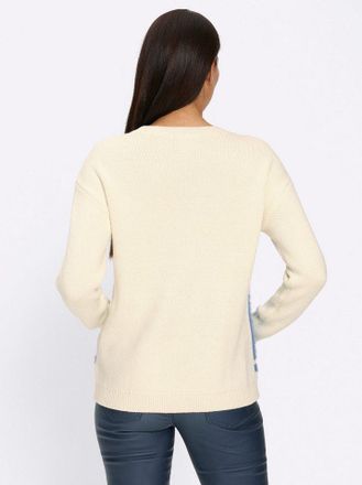 Heine Strickpullover Pullover Langarm Jacquard