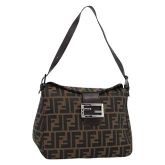 Fendi Pre-owned Vintage Zucca Canvas Shoulder Bag - - Pre-owned - Damen - Braun - ONE SIZE