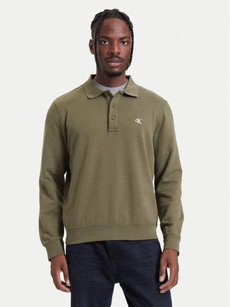 Calvin Klein Jeans Poloshirt LV04RH235G Khakifarben Regular Fit