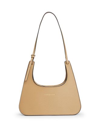 Tommy Hilfiger Schultertasche TOMMY HILFIGER TH MODERN SHOULDER BAG, Damen, Gr. B/H/T: 33cm x 30cm x 14cm, khaki, Lederimitat, Taschen Schultertasche, Umh&auml;ngetasche,