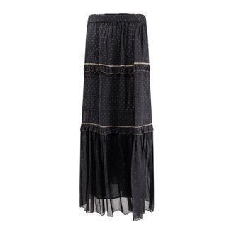 Isabel Marant Maxirock mit Volants - - Skirts - Damen - Schwarzk - M
