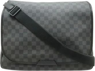 Louis Vuitton Pre-owned Daniel GM Damier Graphite Sac bandouli&egrave;re - Femme - Pre-owned - Noir - Taille: ONE Size